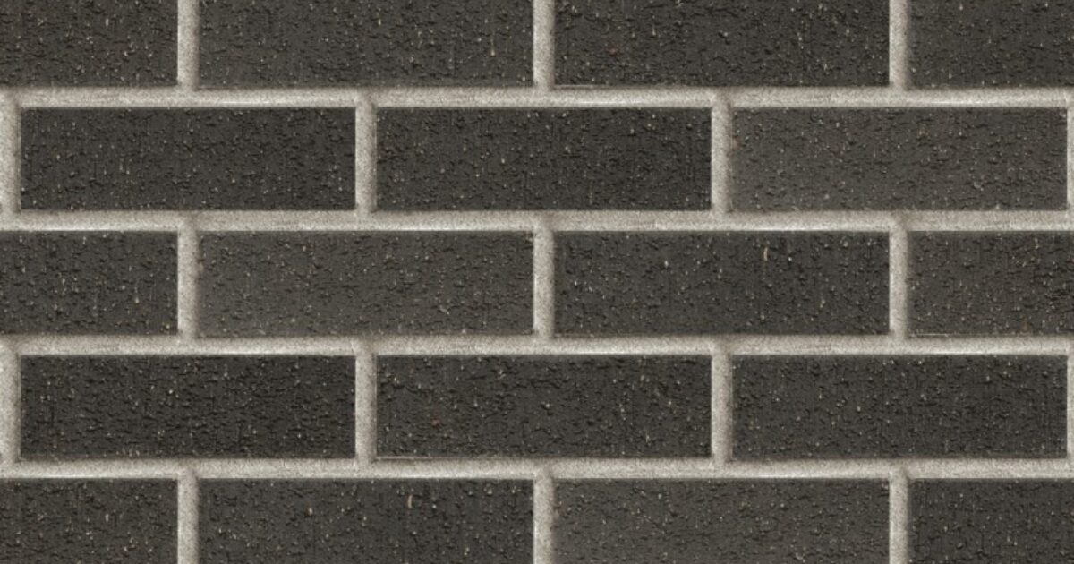 Carbon Black Rustic | Facing Brick